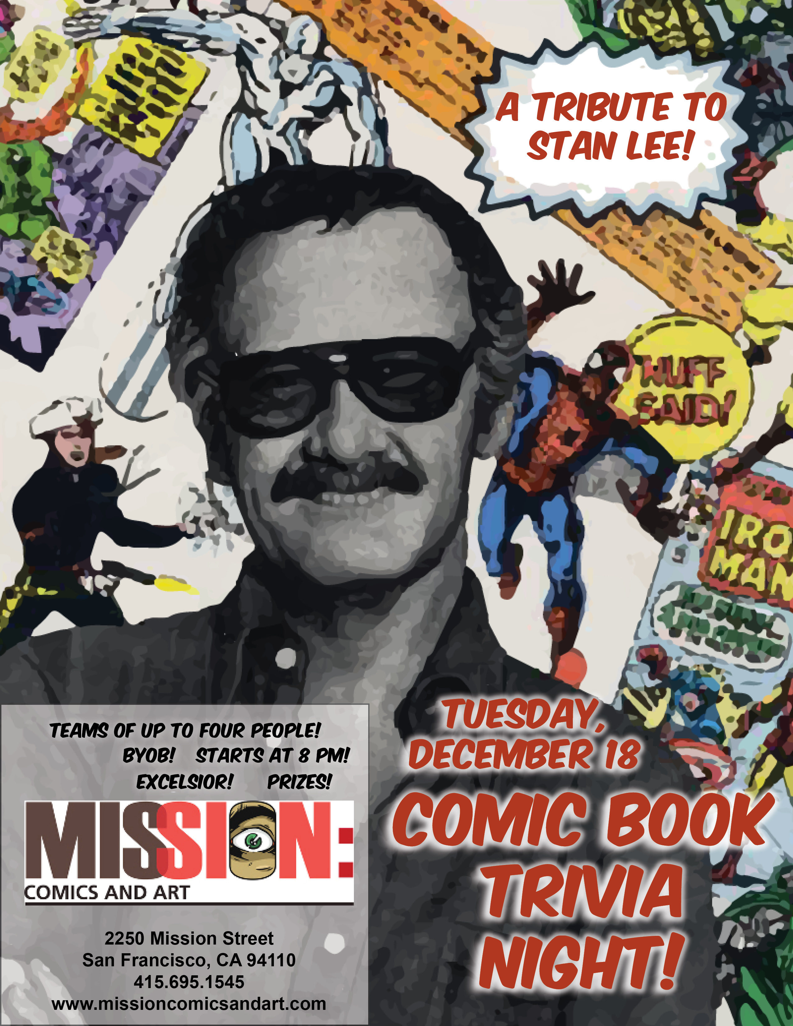 Stan Lee Tribute Night – The Institute of Idle Time